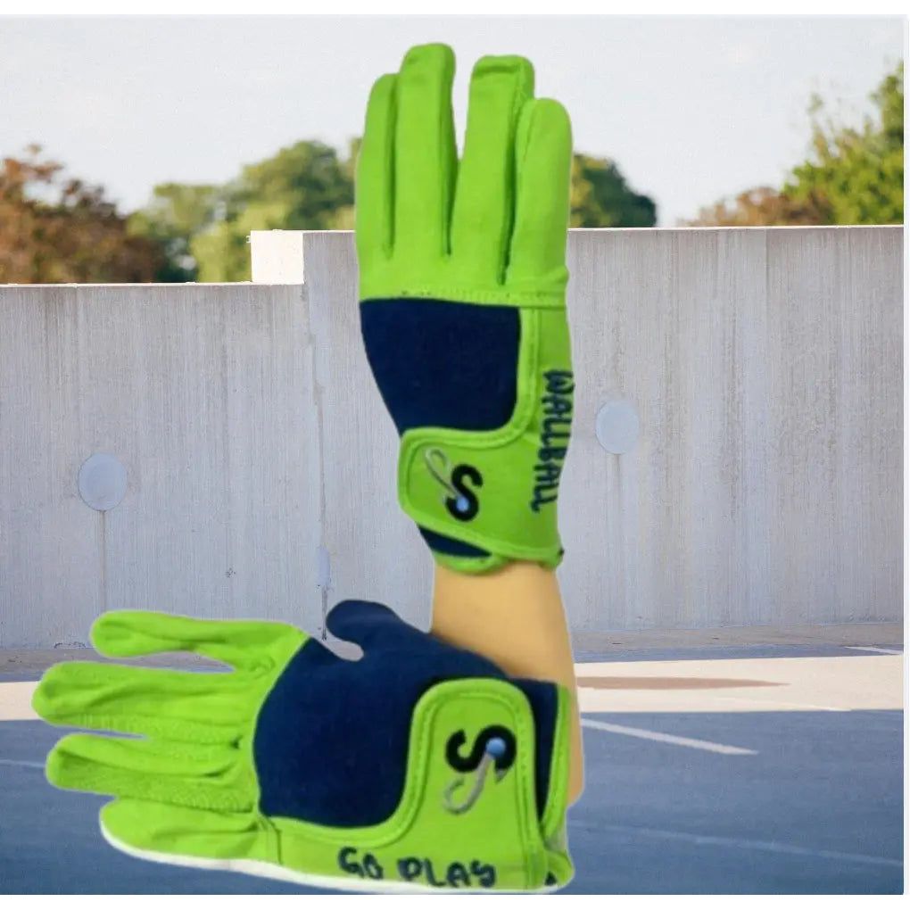 One Wall Handball Pro Gloves - KOTC Neon Green – New York Handball ...
